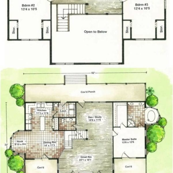 Log Home Floor Plans | Log Home Engineering | Custom Blueprints